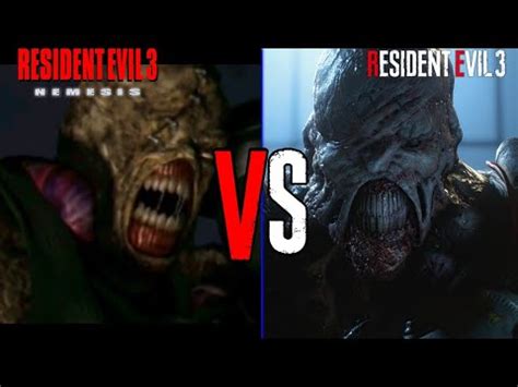 Re3 Nemesis Original Vs Nemesis Remake Youtube