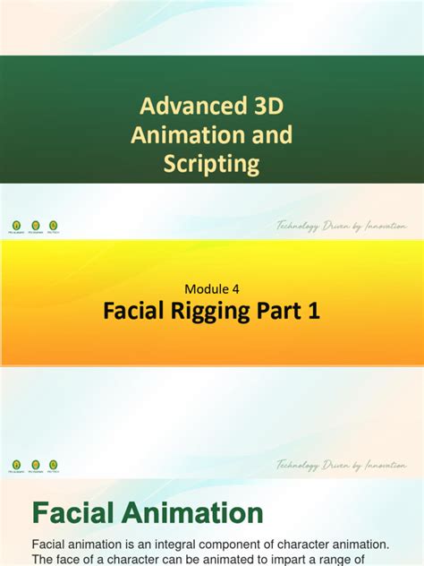 Module 4 Facial Rigging Pdf Face