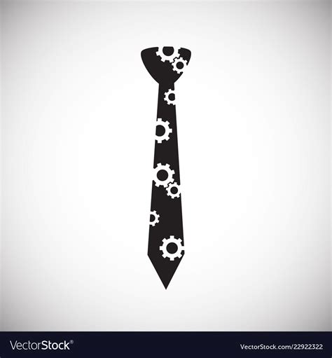 Trendy Cute Tie On White Background Royalty Free Vector