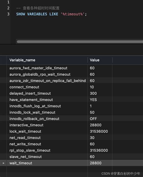 Mysql 各种超时时间 学习与探究mysql 超时时间 Csdn博客