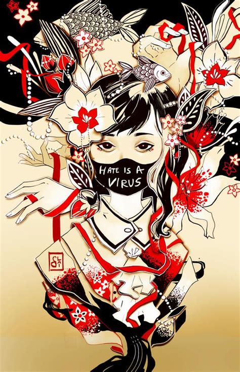 Hate Is A Virus By Pochi Mochi On DeviantArt Art Illustration Art