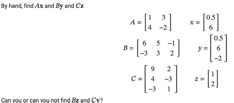 Solved Compute The Matrix Sum Above By Hand Then Use Code Chegg