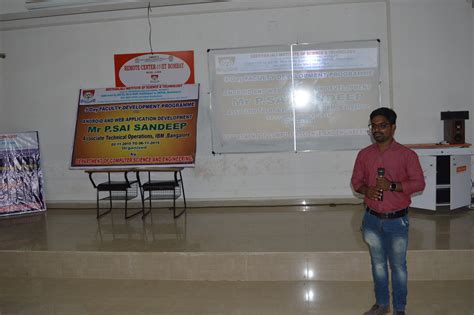 Five Day Fdp On Android And Web Application Development Geethanjali