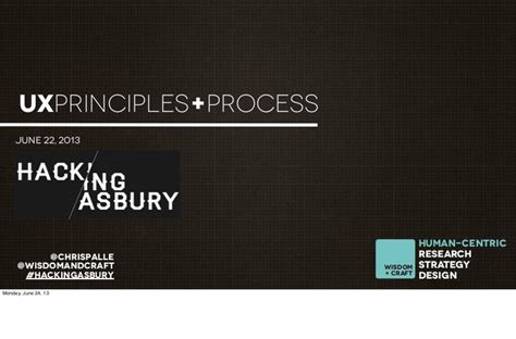 Ux Principles And Process