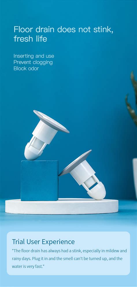 Badu Bg Fasola Пластмасов сифон за мивка за баня Цедка Уловител за коси Запушалка за коси Капаци