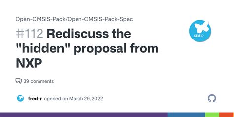 Rediscuss The Hidden Proposal From Nxp · Issue 112 · Open Cmsis Pack