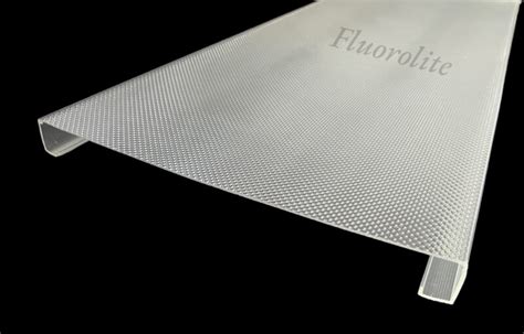 Ceiling Light Diffuser Replacement 2 Light Clear Prismatic Acrylic