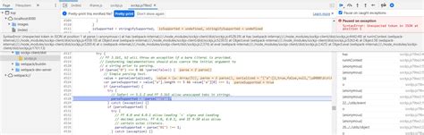 Javascript Webpack Sockjsjs Syntaxerror Unexpected Token In Json At Position 1 Occured On