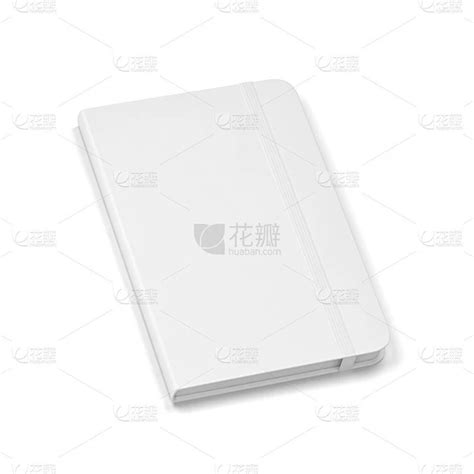 空白笔记本与弹性带关闭模型素材 花瓣网