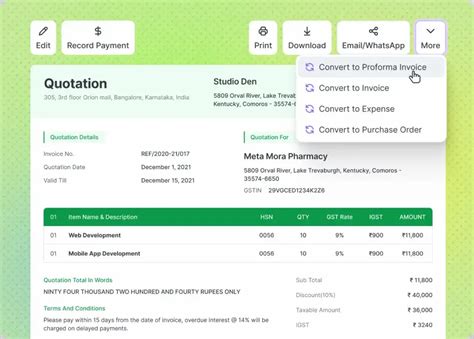 Free Quotation Software For Small Business Quoting System