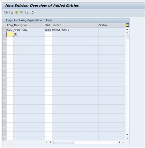 SAP MM Sourcing And Procurement Organisation Structure Assignment