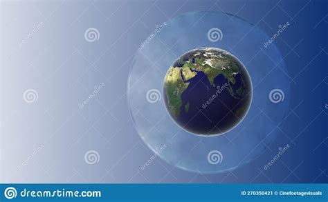 Earth With Ozone Layer Depletion Stock Illustration Illustration Of Treatment Problems 270350421