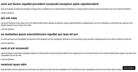 Blog React Redux Codesandbox