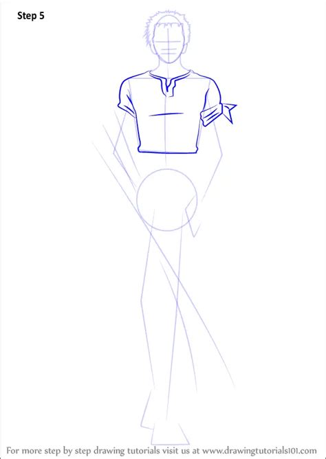 How To Draw Roronoa Zoro From One Piece One Piece Step By Step