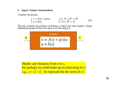Ppt Chapter 10 Feedback Linearization Powerpoint Presentation Free Download Id1676767