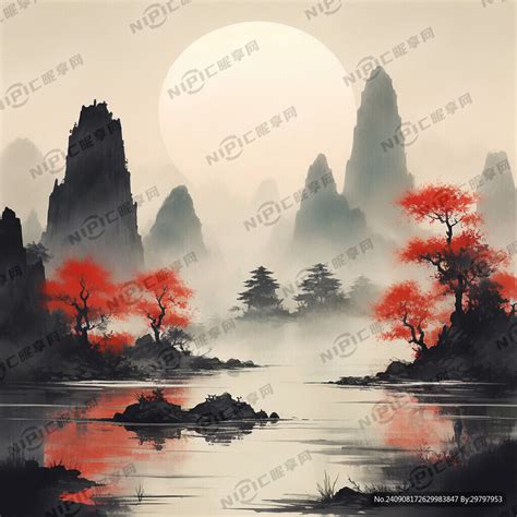 AI创作图江湖故人nipic 昵图网