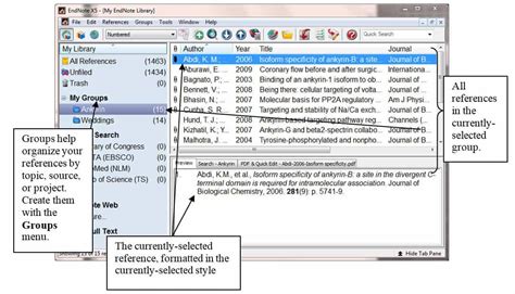 Getting Started With Endnote X Hardin Library For The Health