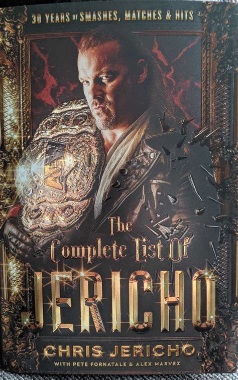 Review The Complete List Of Jericho By Chris Jericho My Book Joy
