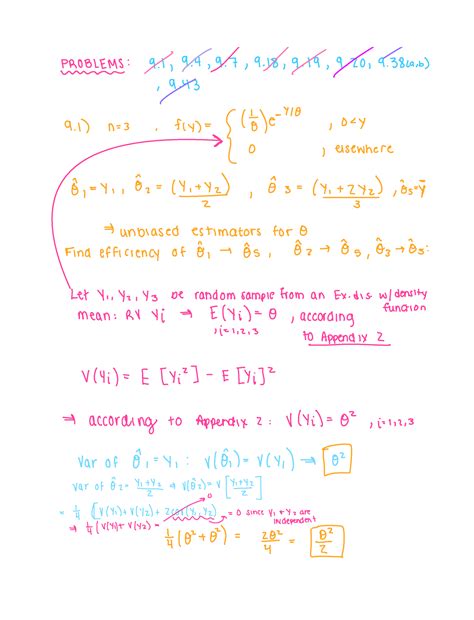 Hw5 Book Solutions Chapter 9 Intro To Stat Theory Notes STA 4322
