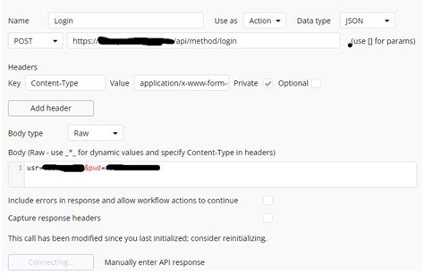 Api Connector Error Sorry We Ran Into A Temporary Bug And Cant Complete Your Request Apis