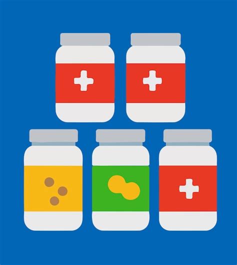 Premium Vector Medical Treatment Boxes Medical Pills Virus And Antibiotic