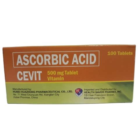 Ascorbic Acid Cevit 100tablets Lazada Ph
