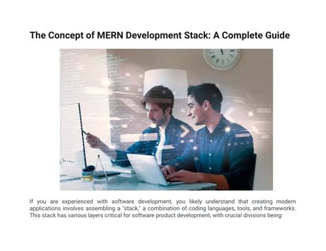 Ppt Concept Of Mern Development Stack Complete Guide Saffron Tech