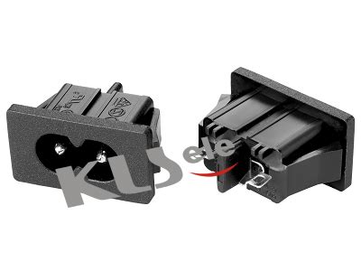 C AC Power Socket Solder Tyep KLS Connector C AC Power Socket Solder Tyep KLS Connector