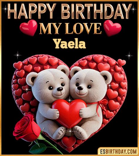 Happy Birthday Yaela  🎂 Animated Images Wishes And Music 【27 S】