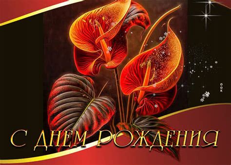 Живая анимационная открытка для женщины С днем Рождения Скачать бесплатно на