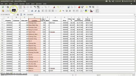 Libreoffice Calc Text Filter Youtube