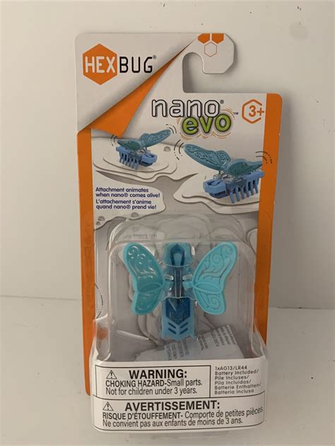 New 1 Robotic Bug Hexbug Nano Evo Blue Ebay
