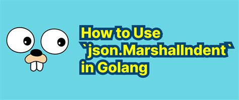 How To Use `jsonmarshalindent` In Golang Leapcell