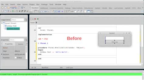 Single Window Mode For The Lazarus IDE PragmaticLinux