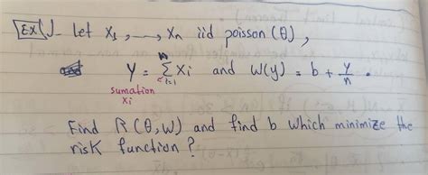 Solved Ex J Let X To Id Poisson O Xe Xn Xn 9 Y 1 Answer