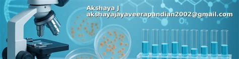 Akshaya J Aspiring Microbiologist Post Graduate In Microbiology