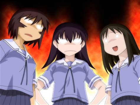 Kasuga Ayumu Takino Tomo And Kagura Azumanga Daioh Danbooru