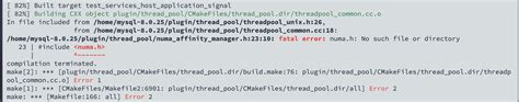 安装mysql线程池插件时提示numah No Such File Or Directory的解决方法 Mysql 故障案例 故障排除