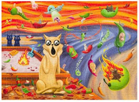 Пъзел Експлодиращи Котета Spicy Scream 1000 части Книжарница Orange