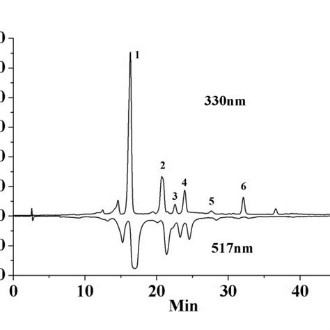 The Hplc Chromatograms 330 Nm And The Dpph Radical Scavenging Download Scientific Diagram