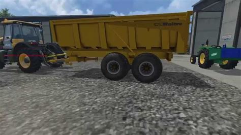 Farming simulator 15 Présentation de mods benne maître et plateau vanto v700 YouTube