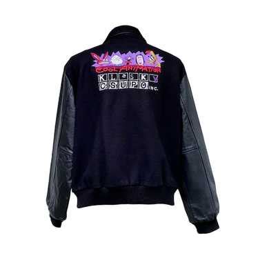 Vintage 1990s Klasky Csupo Cast And Crew Jacket Embroi Gem