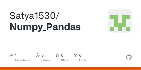 Github Satya1530numpypandas