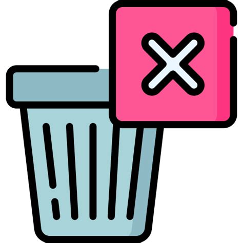 Delete Special Lineal Color Icon