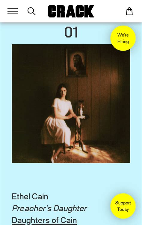 Preachers Daughter Named Album Of The Year By Crack Magazine Rethelcain