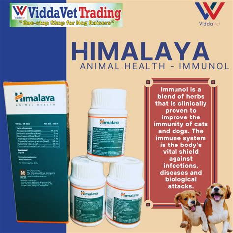 Himalaya Animal Health Immunol 60tablets Immuno Modulator Vat Tablet