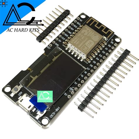 Nodemcu Wemos Esp8266 Esp 12f 096 Inch Oled Display Cp2102 Shopee Thailand