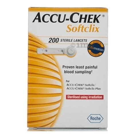 Accu Chek Softclix Lancets Only Lancets Buy Box Of 200 0 Lancets At Best Price In India 1mg