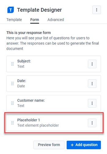 What Are Text Element Placeholder And Slide Placeholder In The Response Form Knowledge Base