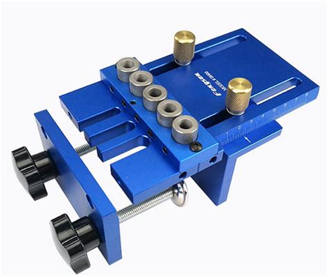 Drill Guide Bushings Set Wood Dowel Jig Woodworking Joints Tools Doweling Jig Set Assembly